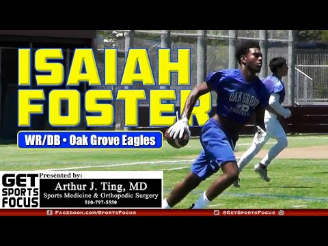 Isaiah Foster - WR/DB | Oak Grove Eagles - YouTube