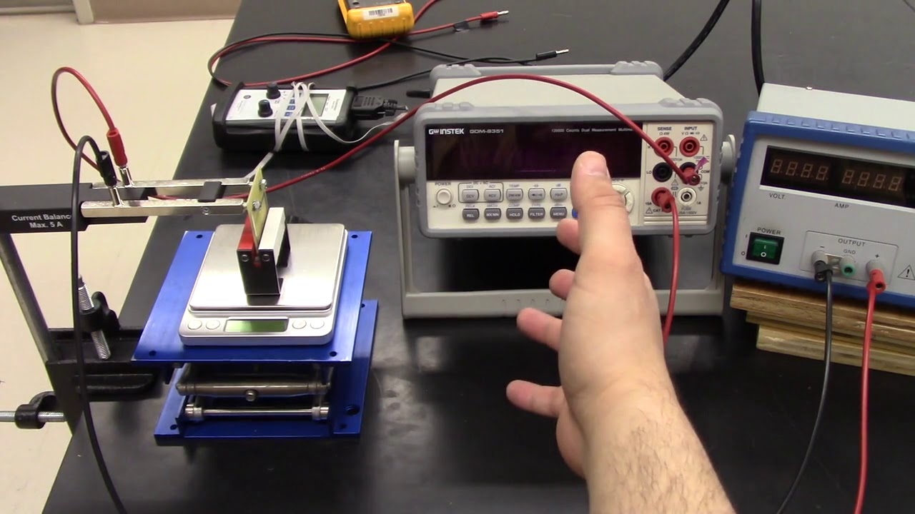 Magnetic Force - Current balance - YouTube