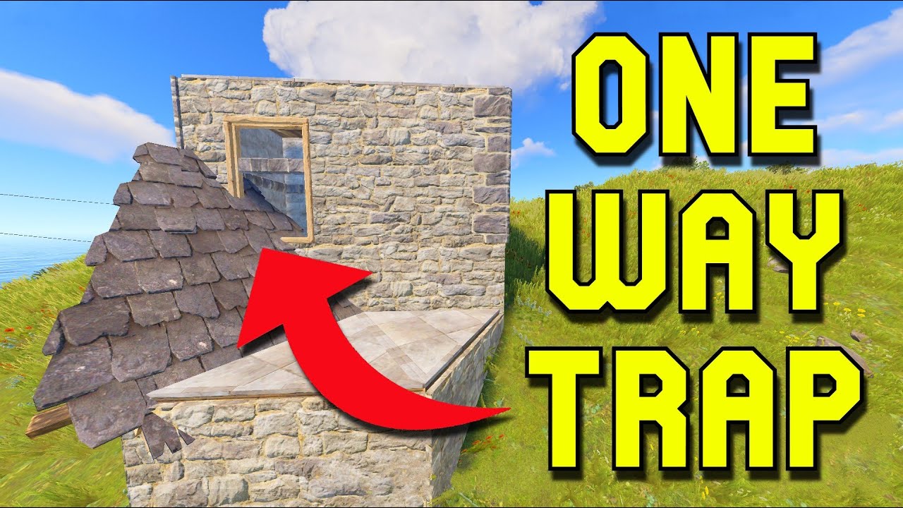 ONE WAY TRAP BASE IN RUST 2024 - Don't Walk In - YouTube