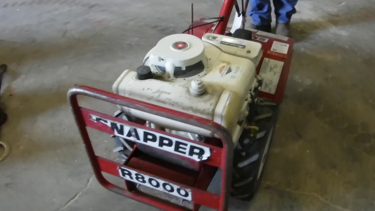 Snapper Rototiller - YouTube