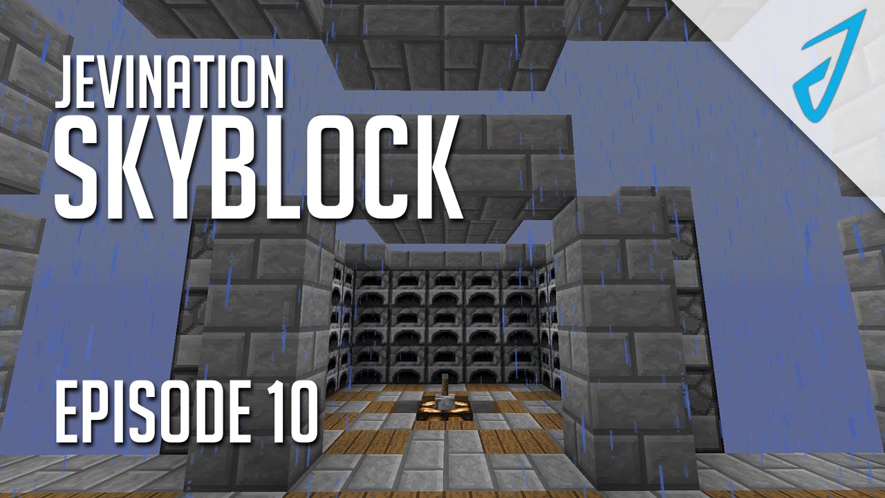 Minecraft Skyblock: SMELTING ROOM! (Episode 10) | iJevin - YouTube