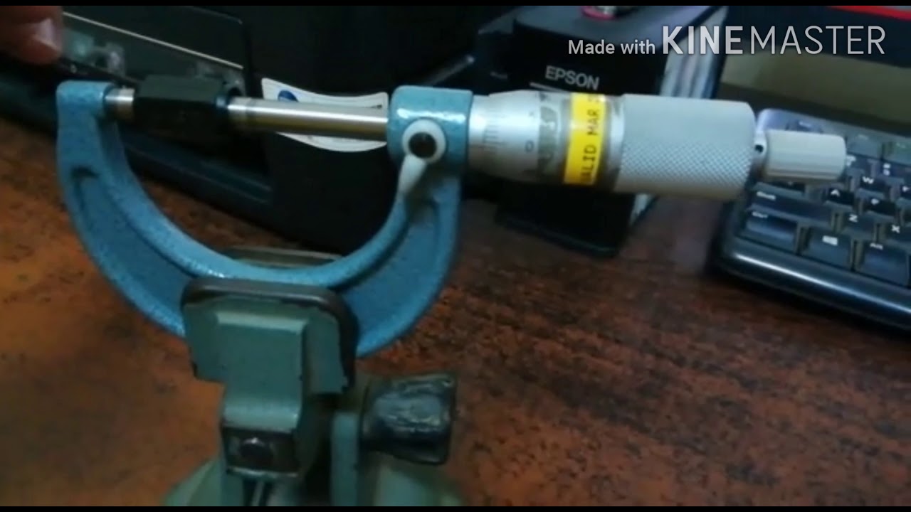 Cara menggunakan micrometer - YouTube