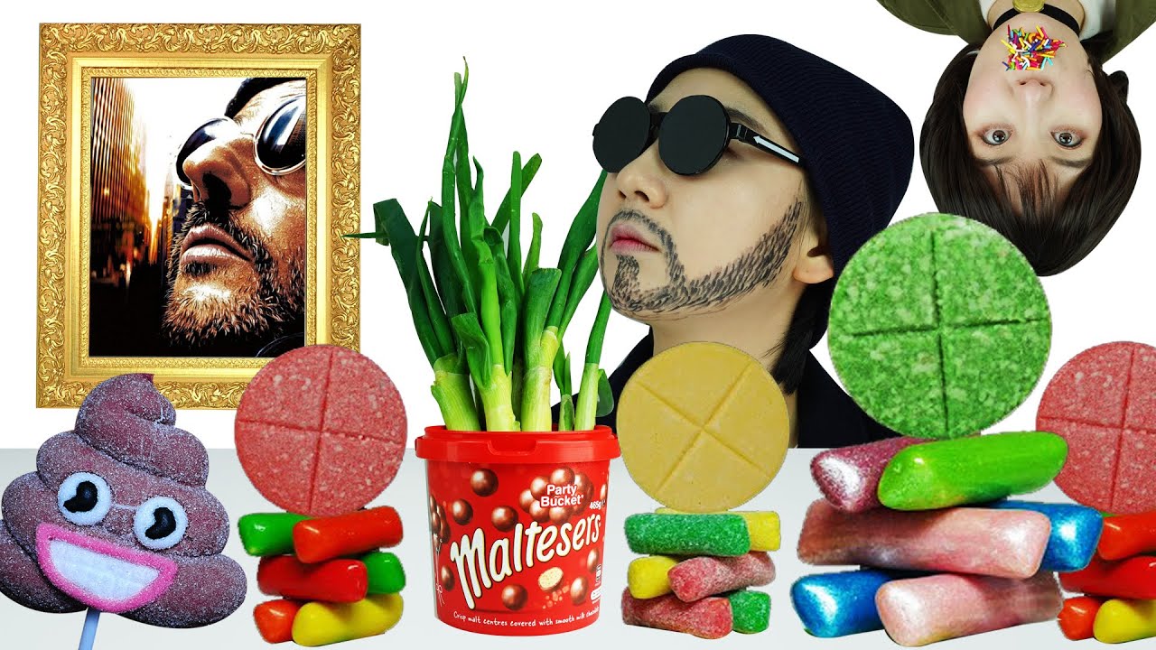 영화 포스터 레옹 Leon 푸푸마시멜로 Mukbang 먹방 Movie poster - YouTube