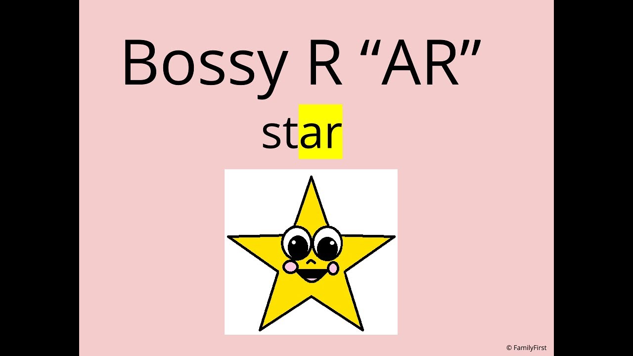 Making Words with Bossy R "AR" - Learn to Read with me! - YouTube