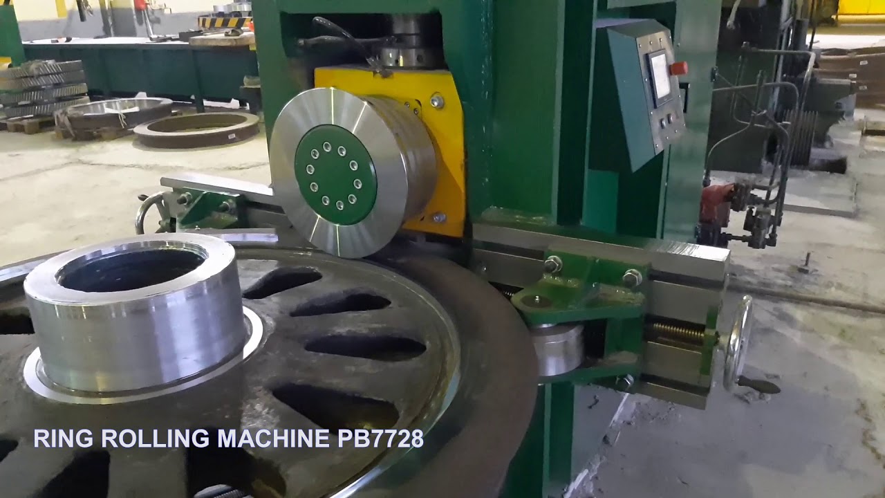 RING RAILWAY WHEELS ROLLING MACHINE P B7728 (500-1700 mm) - YouTube