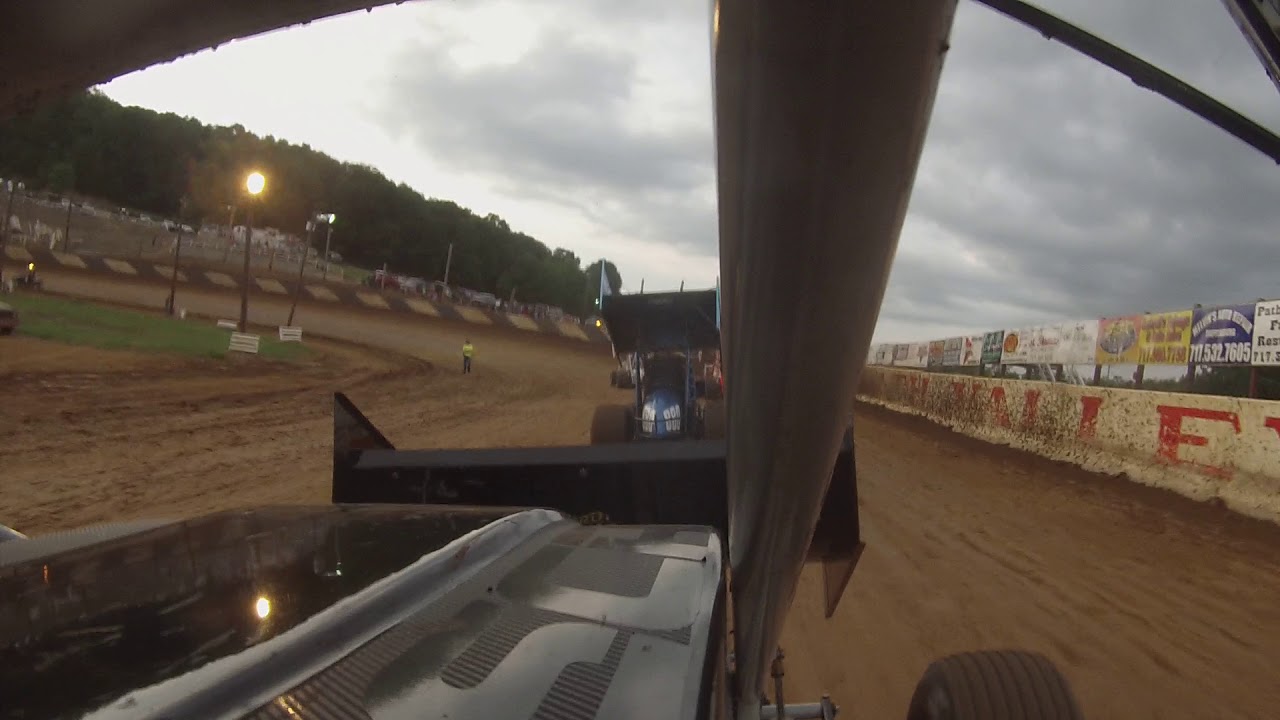 Path valley speedway Pa. 6-2-18 305 sprintcar feature part 2 - YouTube