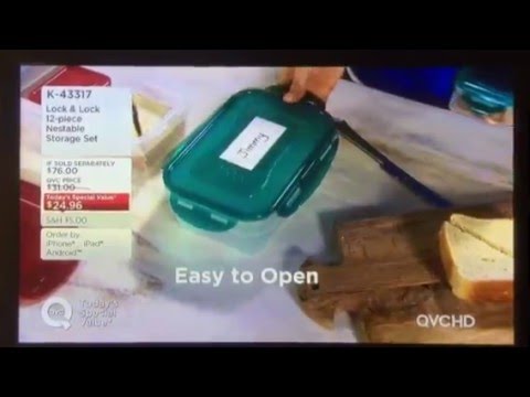 QVC Lock & Lock Storage System - YouTube