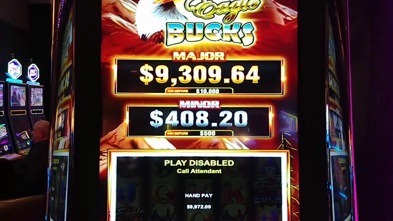 $9,972 Colossal Cash Rapid progressive jackpot on Eagle Bucks slot ...