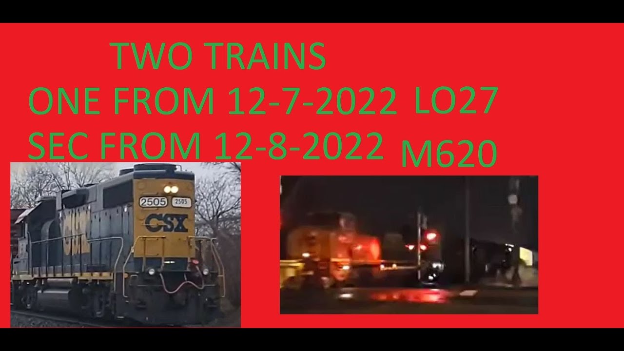 WATERTOWN NY CSX LO27&M620 - YouTube