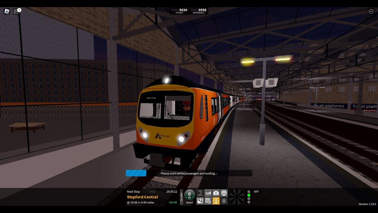 Driving class 185 (double) from Stepford Central-Airport Central. - YouTube