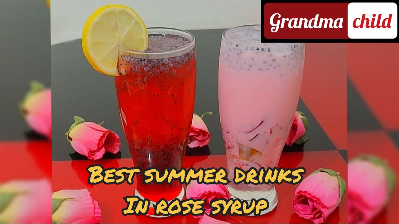 The Best Summer Drink in Rose Syrup | Rose Syrup Drink | Rose Syrup ...
