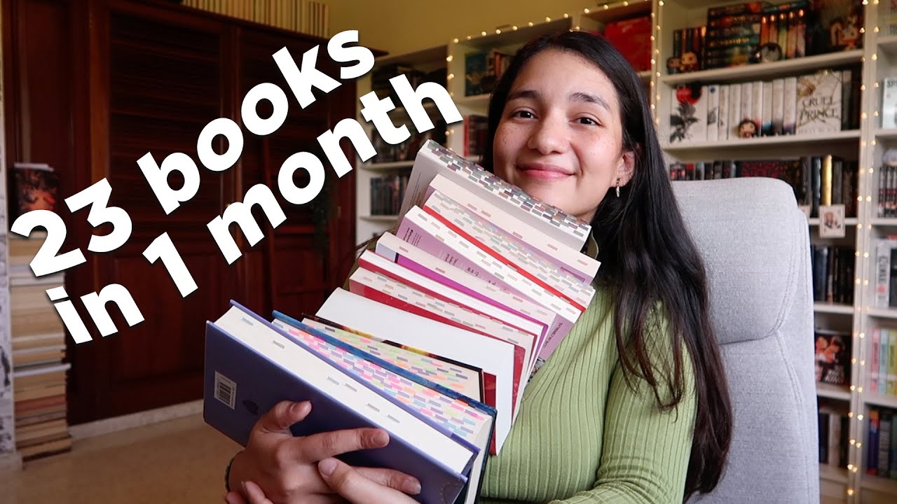 i read 23 books in december | monthly wrap up - YouTube