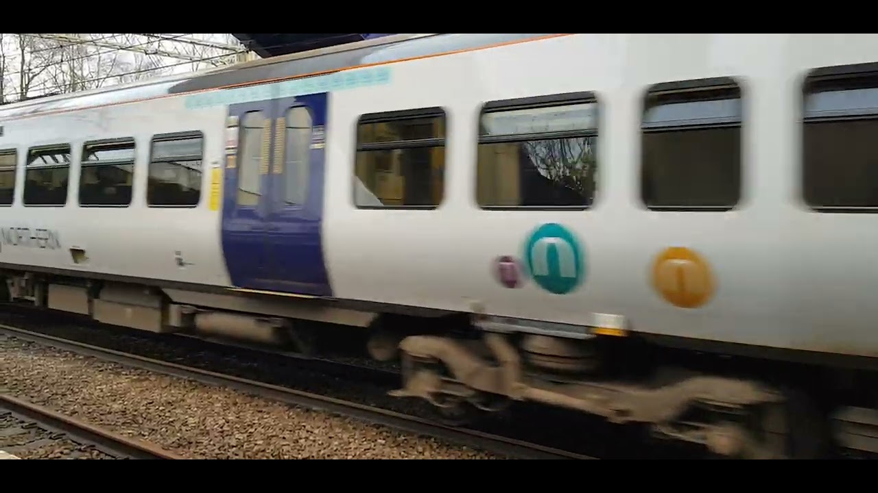 Class 323 departs Congleton Station - YouTube