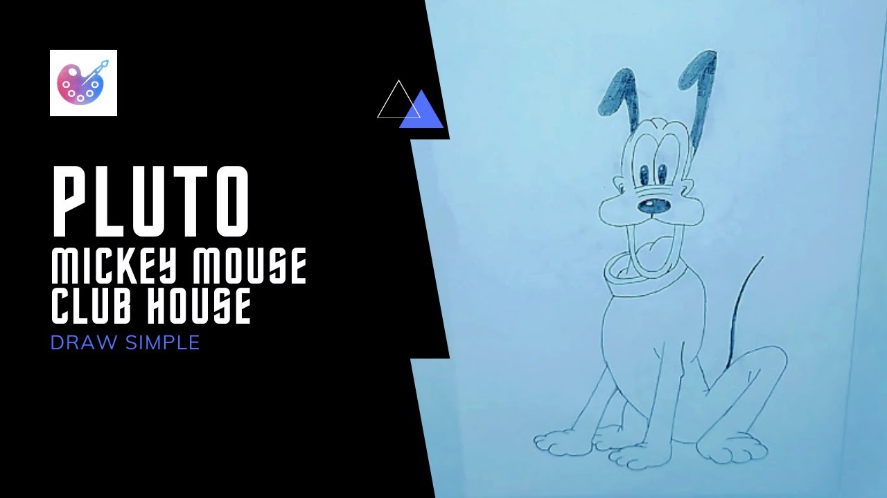 HOW TO DRAW PLUTO - Mickey Mouse Club House - YouTube