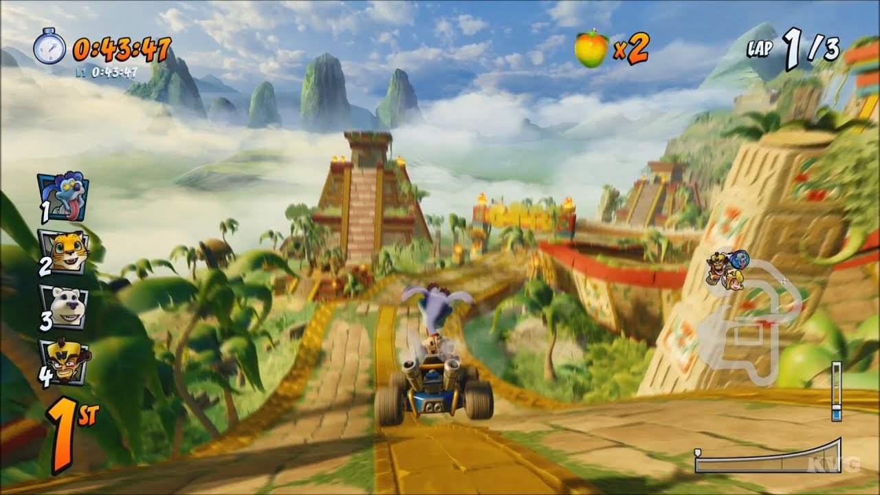 Crash Team Racing Nitro-Fueled - Ripper Roo Gameplay (PS4 HD ...