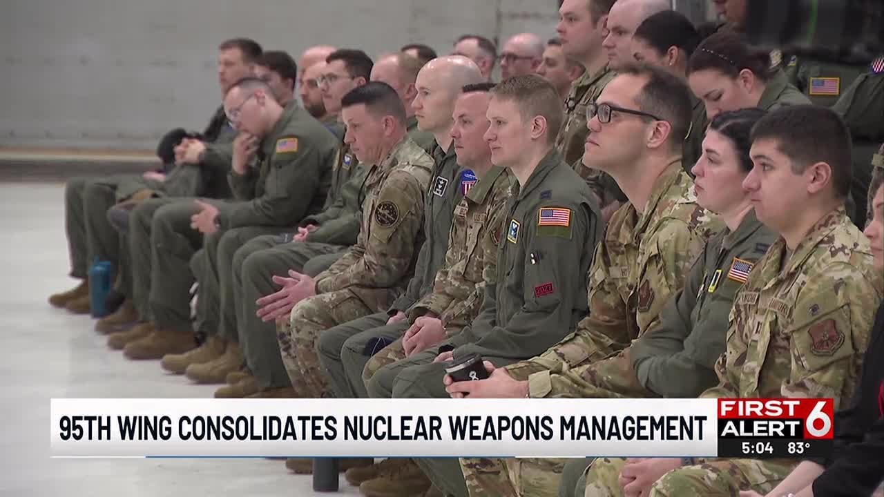 Offutt AFB celebrates 95th Wing activation - YouTube