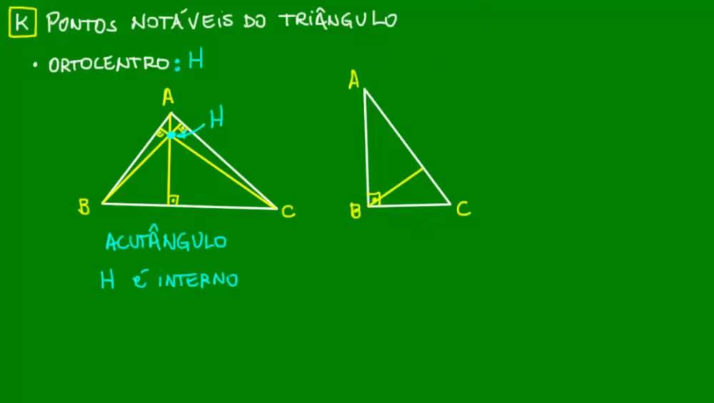 Alturas e ortocentro - Triângulos - Matemática - YouTube