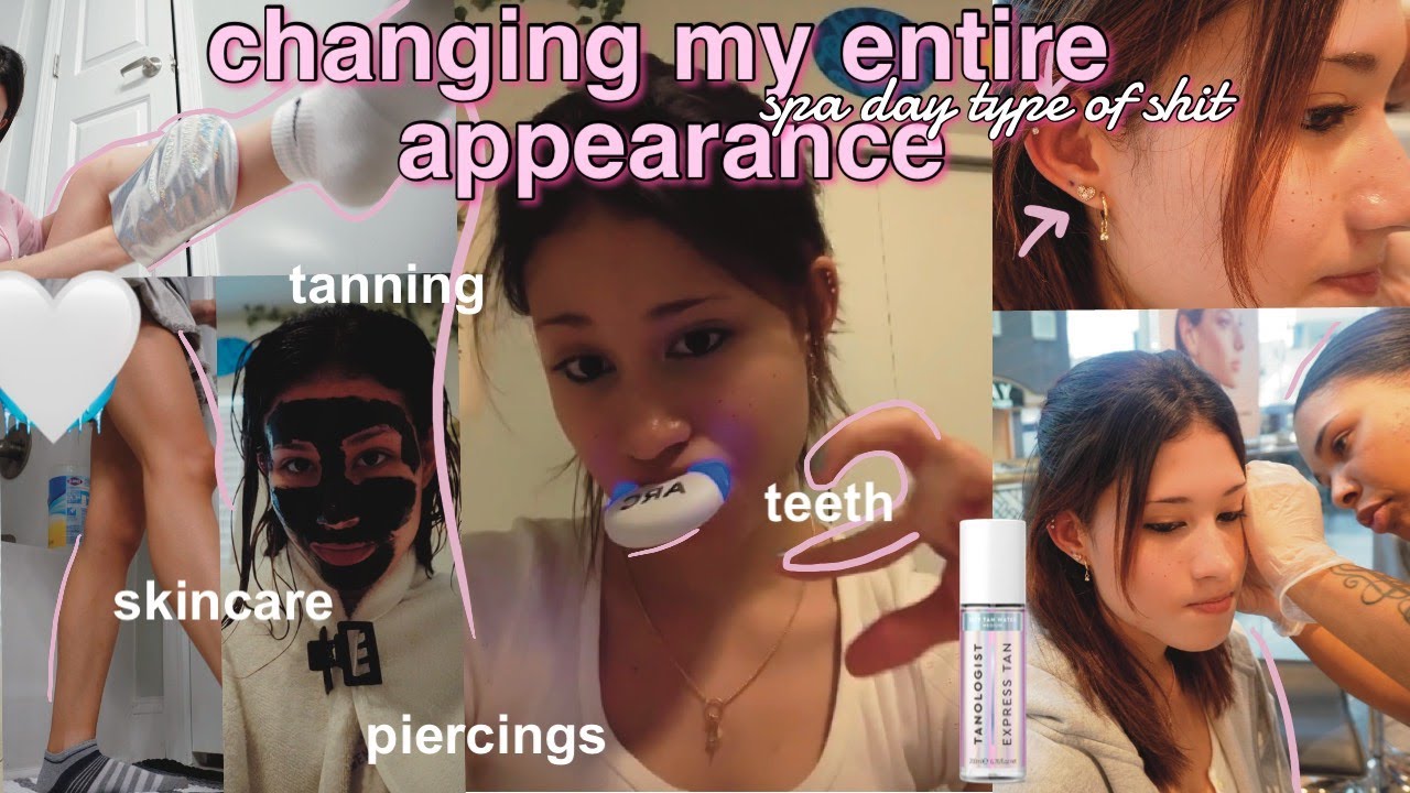Changing my whole appearance for school 🤍 - YouTube