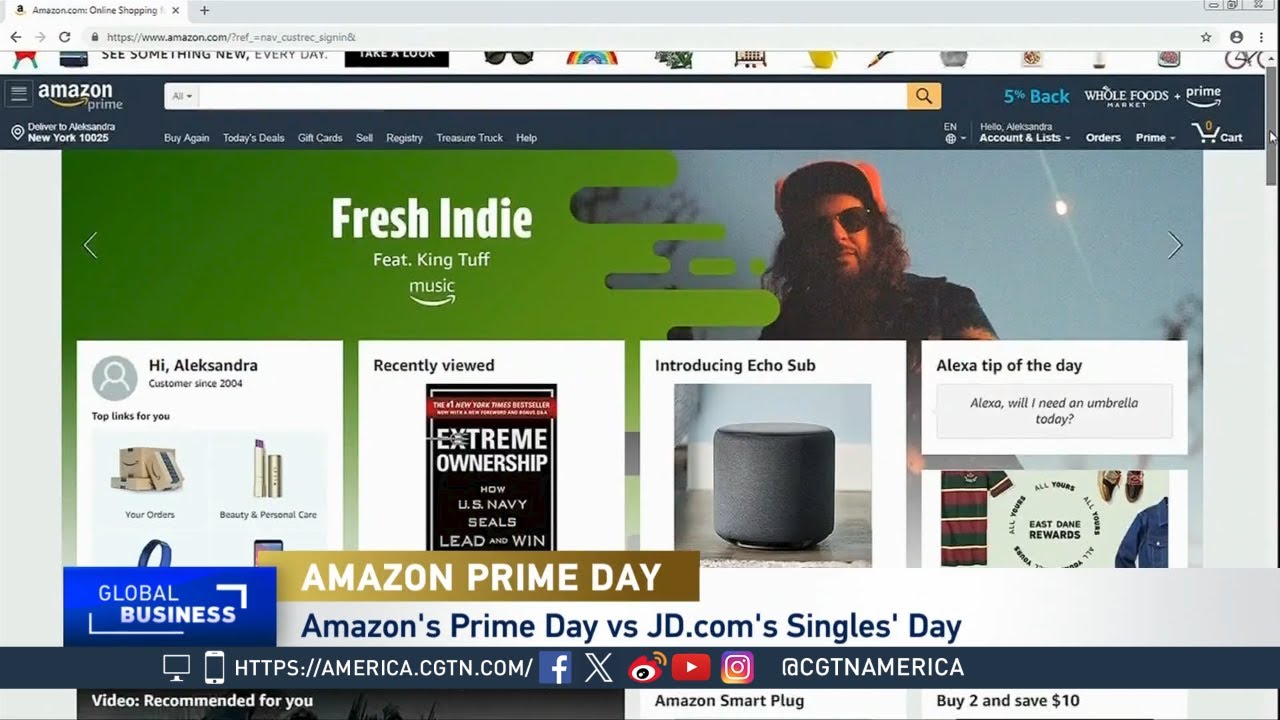 Global Business: Amazon Prime Day Dominance - YouTube
