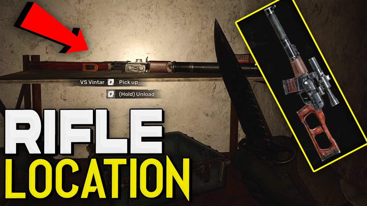 VS Vintar Suppressed Rifle Location Guide - Stalker 2 - YouTube