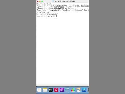 Python short video | convert string into a list of characters in one line of code #shorts - YouTube