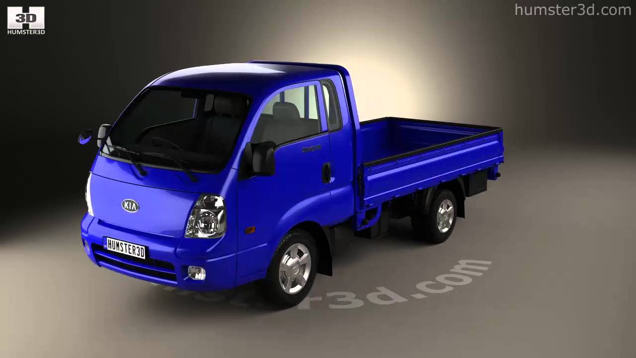 Kia Bongo (PU) Pickup 2012 3D model by 3DModels.org - YouTube