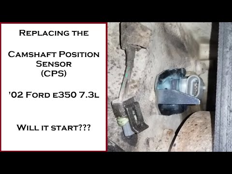 Camshaft Position Sensor (CPS) Replacement - 02 Ford E350 7.3 - YouTube