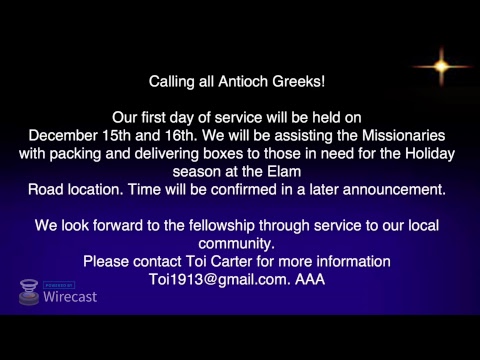 Antioch AME Church: Holy Communion Worship Service 12-3-17 - YouTube