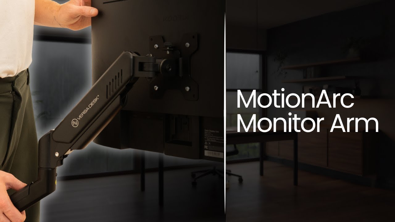 Motion Arc Monitor Arm - Designed for Maximum Comfort - YouTube