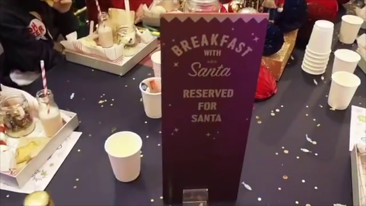 Breakfast with Santa at Selfridges - YouTube