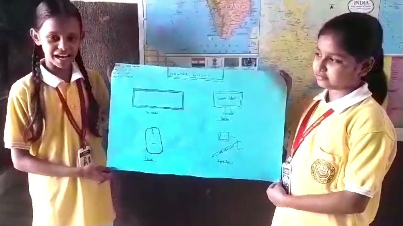 Std 4 Computer Parts of Computer Activity Hudson School Activities @danishhudson - YouTube