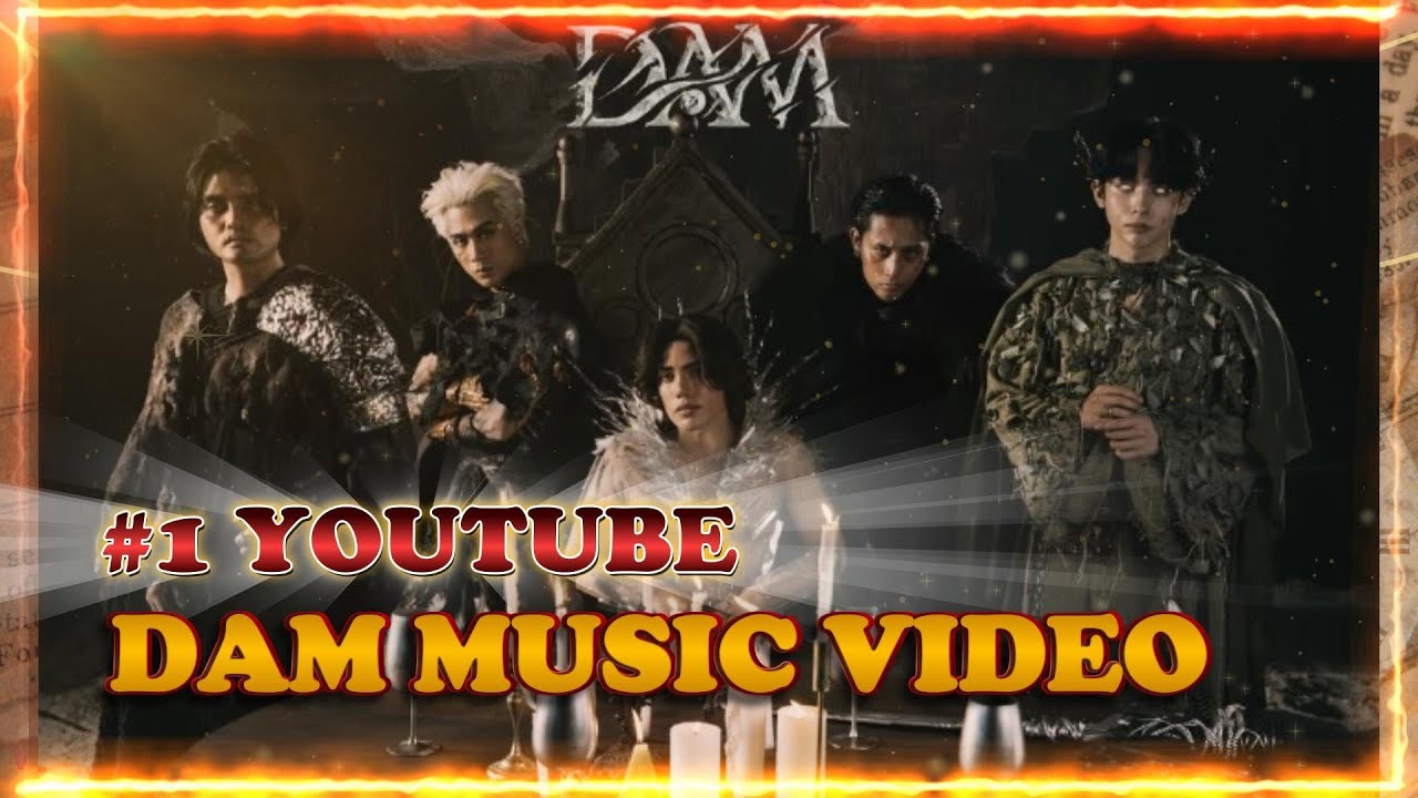 SB19's 'DAM' Music Video Tops YouTube Trending Charts with 6.6 Million ...