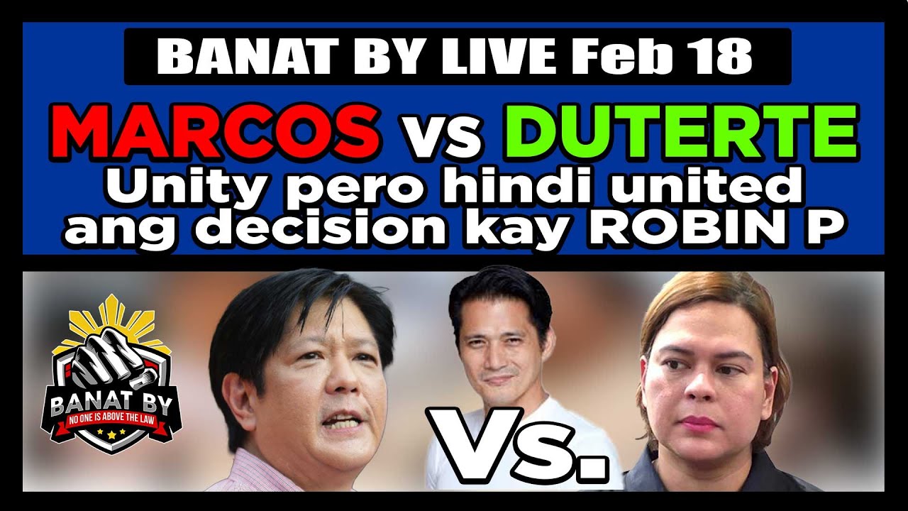 MARCOS vs DUTERTE, Unity na hindi nagkakasundo??? - YouTube