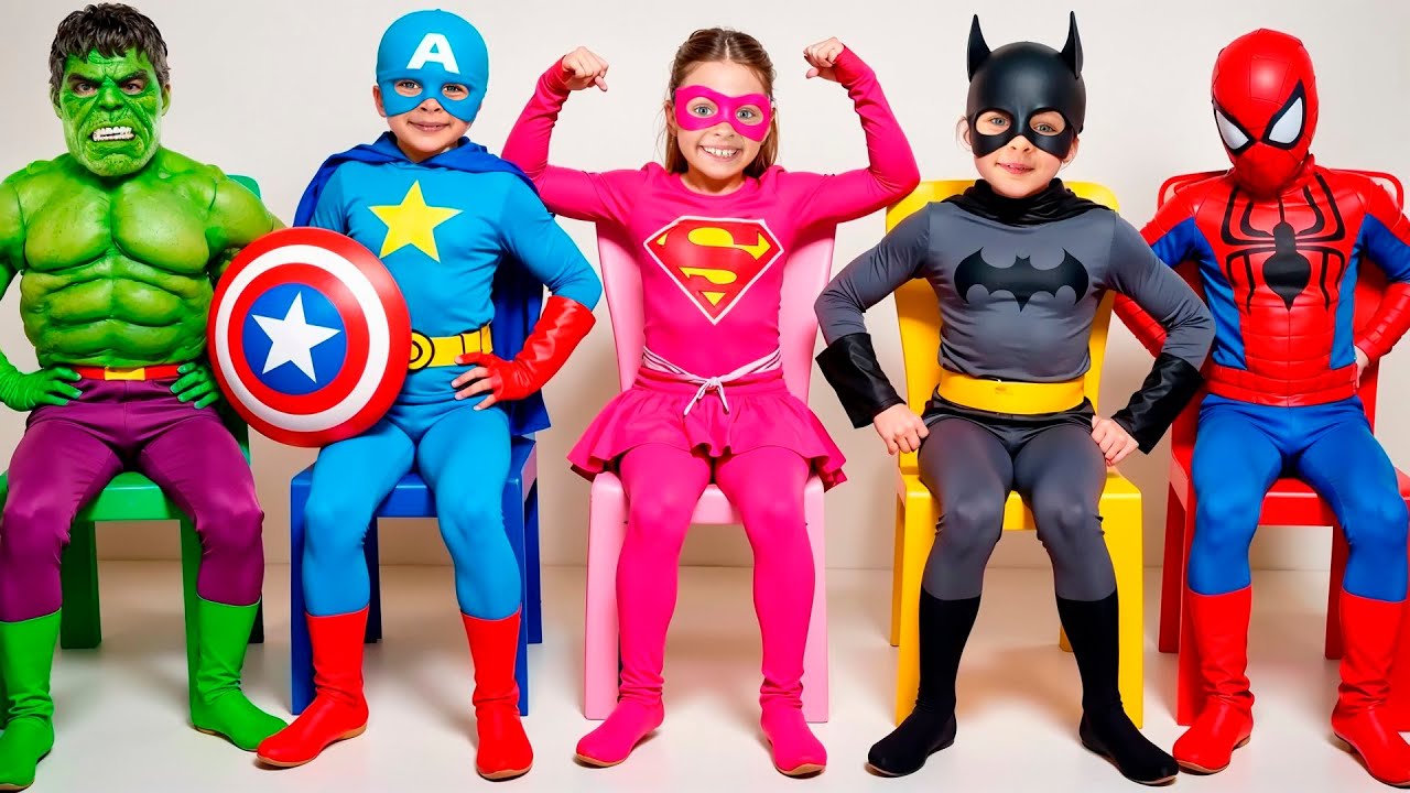 Maya turns into a superhero and helps her friends - YouTube