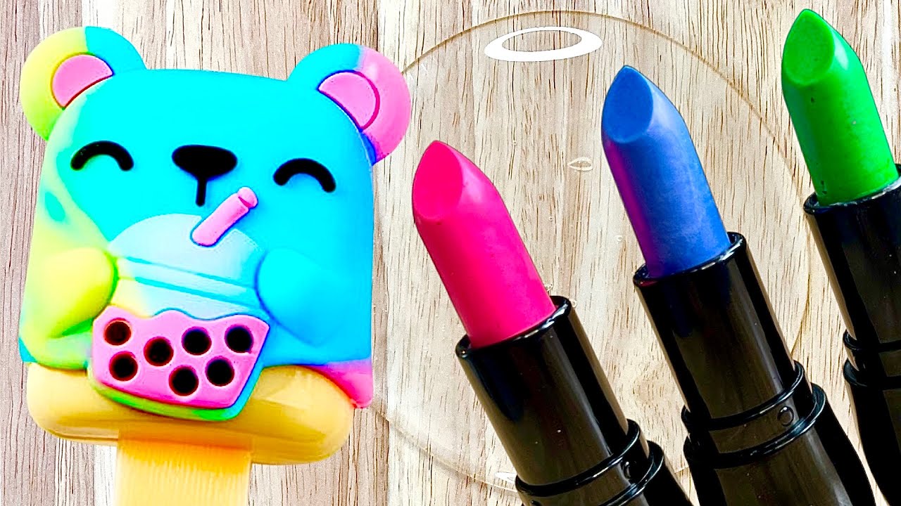 Slime MAKEUP Mixing!! Satisfying Slime Coloring!! Series #48 - YouTube