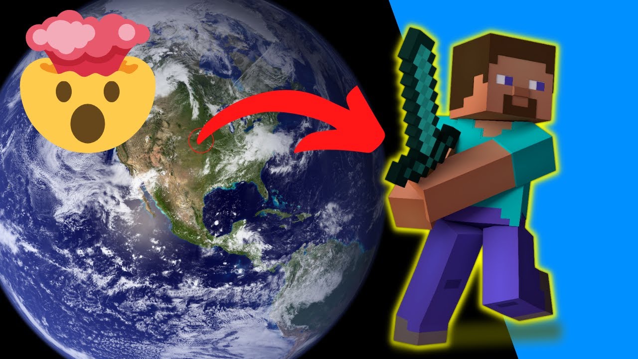 Did I Just Find Minecraft On Google Earth? - YouTube