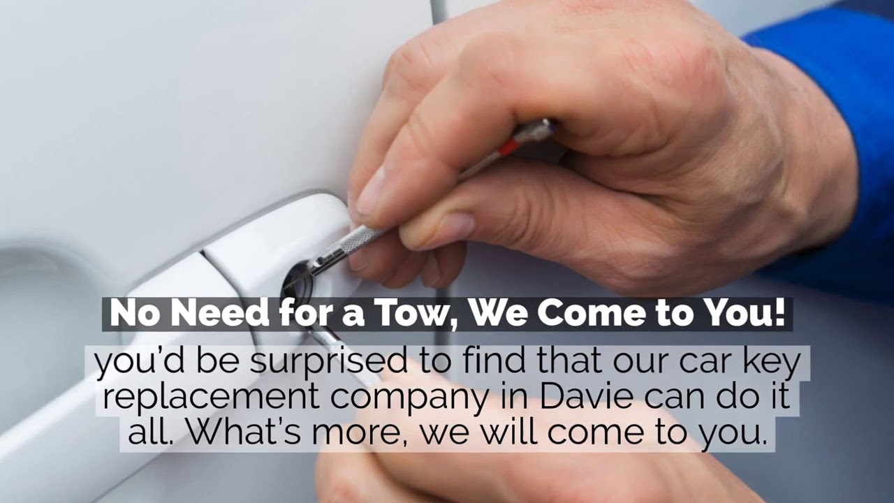 Experts in Car Key Replacement in Davie FL | Angel Locksmith Inc - YouTube