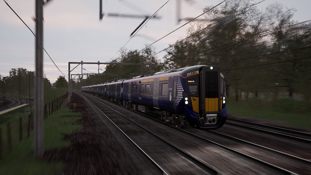 Train Sim World 4 | Class 385 Scotrail | Edinburgh to Glasgow | Let's ...