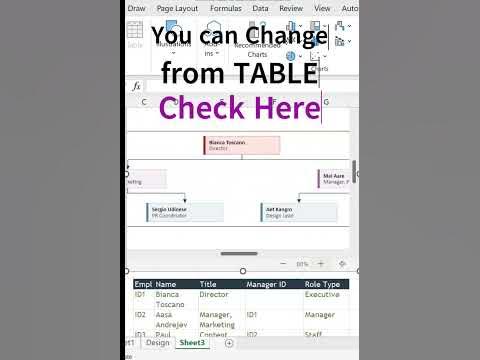How to Create an Organization Chart in Excel - Step by Step Tutorial ...