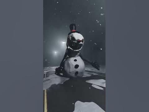 Снеговик тащит Деда Мороза - YouTube