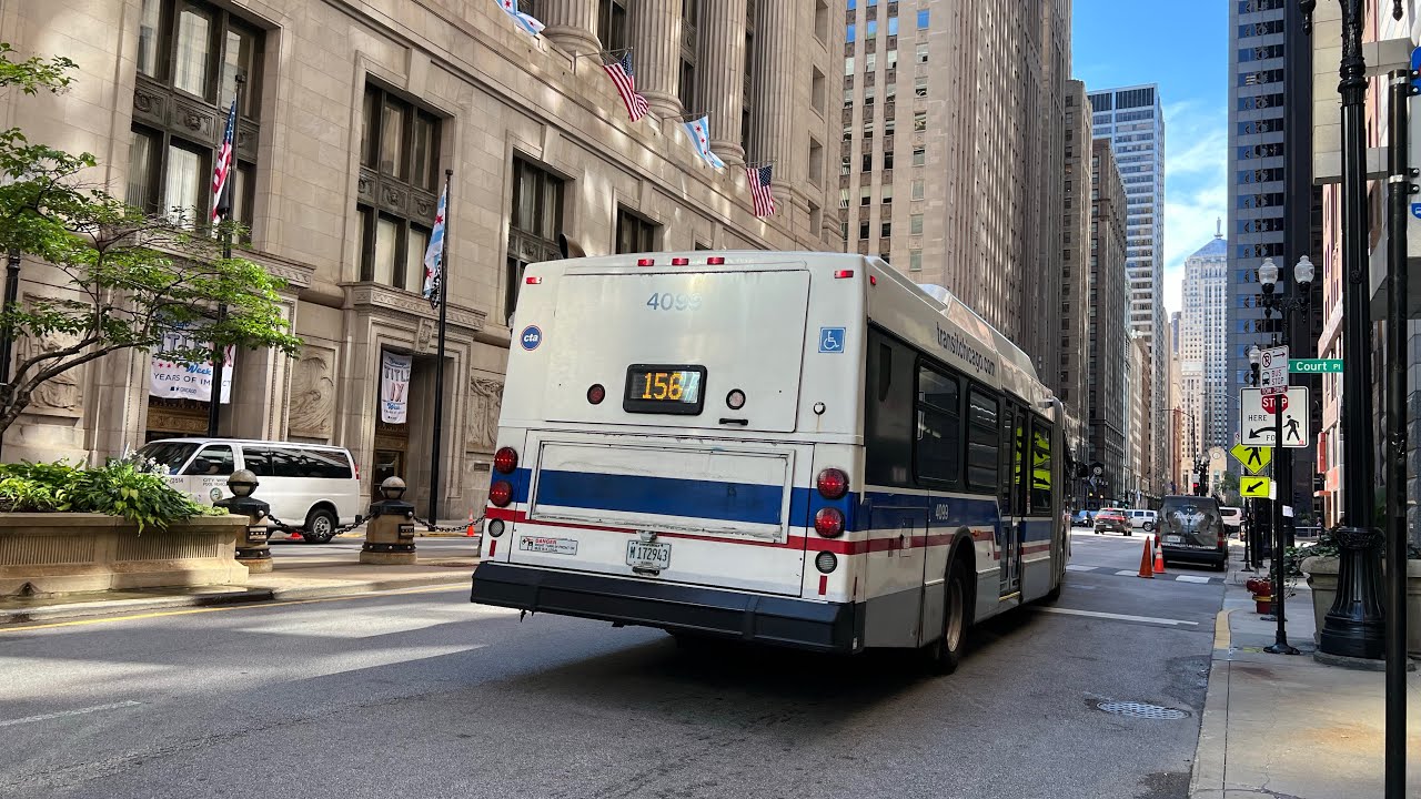 CTA Bus Ride: 2008 New Flyer DE60LF #4099 on the 156 (SB Ride) - YouTube