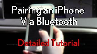 How to Pair an iPhone Via Bluetooth in a 2016 Lexus RX 350