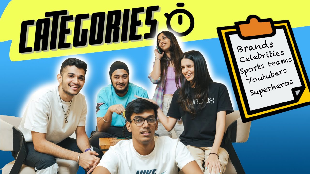 HOW MANY YOUTUBERS CAN YOU NAME? - CATEGORIES CHALLENGE - YouTube