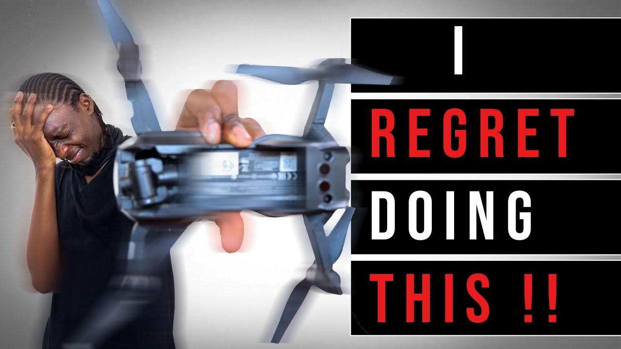 CRASHED MY DRONE !! Dji Mavic AIR - YouTube