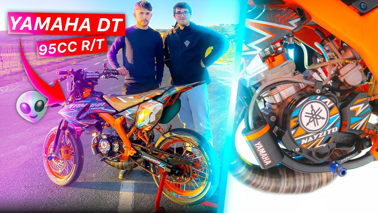 PRÉSENTATION YAMAHA DT 95cc stage6 R/T🚀 (week-end alienarts👽) - YouTube