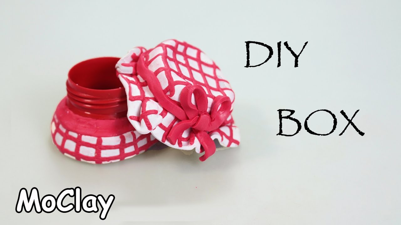DIY box with the closure of a Tetra pak container- Polymer clay ...