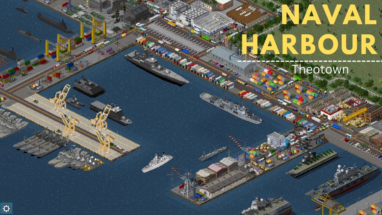 Naval Harbour Buildup | Theotown. - YouTube