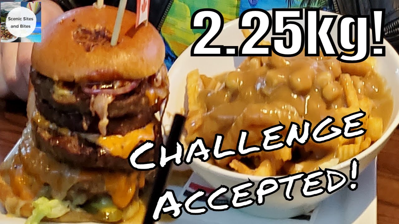Rita Burger Challenge - Canadian Brewhouse - YouTube