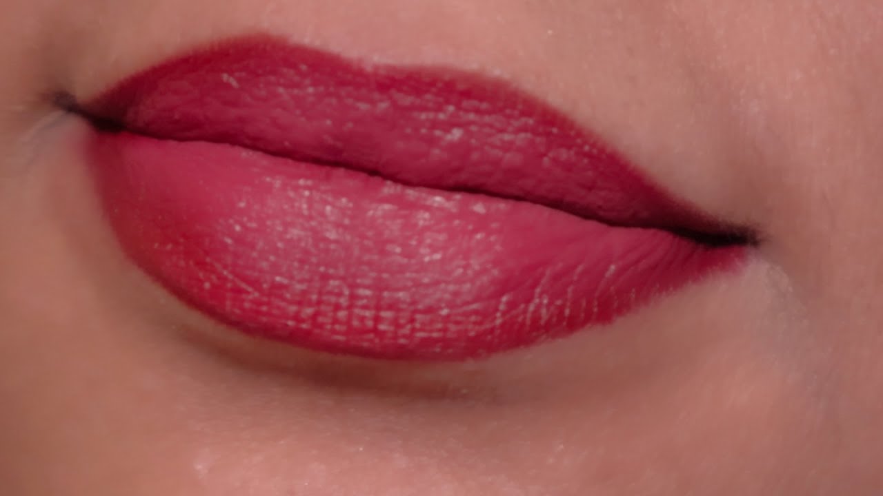 #7 Red ombre Lip Tutorial👄 - YouTube