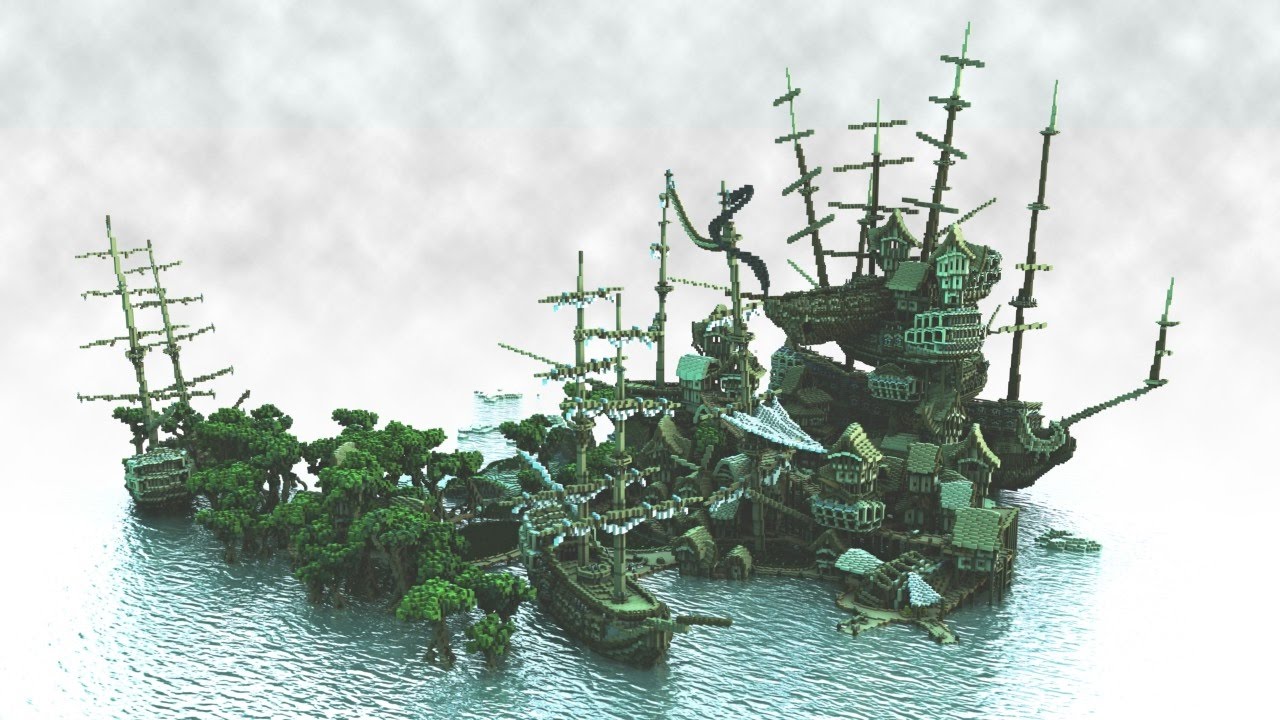 Minecraft pirate ship map - wikiainitro